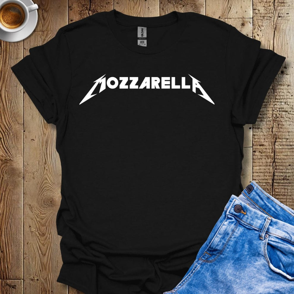 Funny Metallica Style Mozzarella T-shirt – Paisano Prints