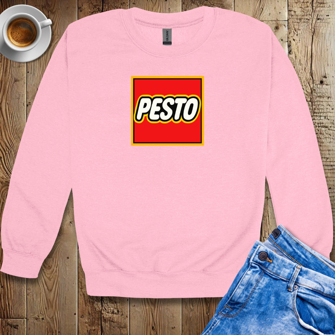 Pesto Lego Logo Parody Sweatshirt – Paisano Prints