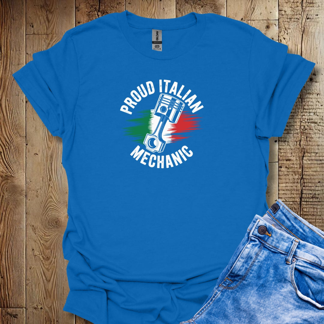 Proud Italian Mechanic T-shirt – Paisano Prints